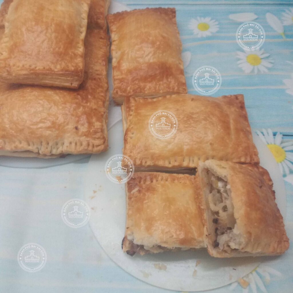 Bánh Pateso (Patechaud) Nhân Mặn & Nhân Chay - Bánh Phô Mai Sài Gòn